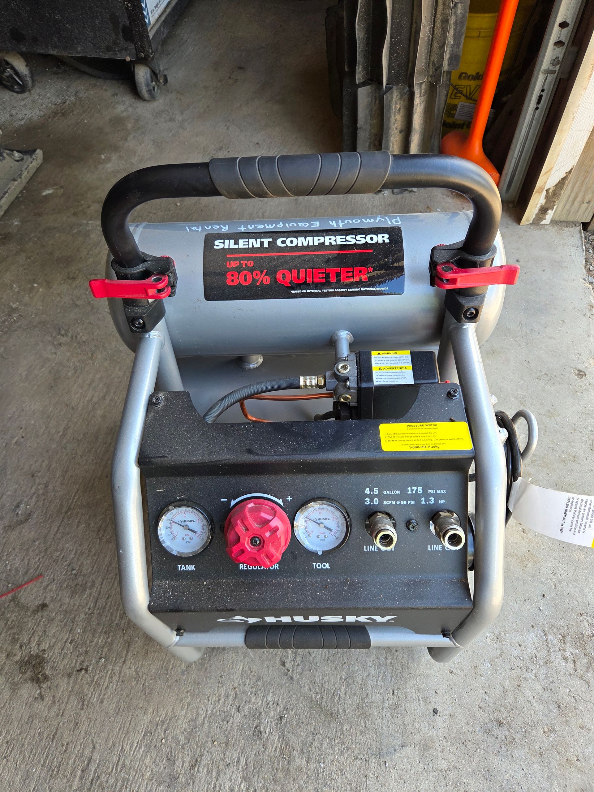 Husky Portable Air Compressor | New Hampshire