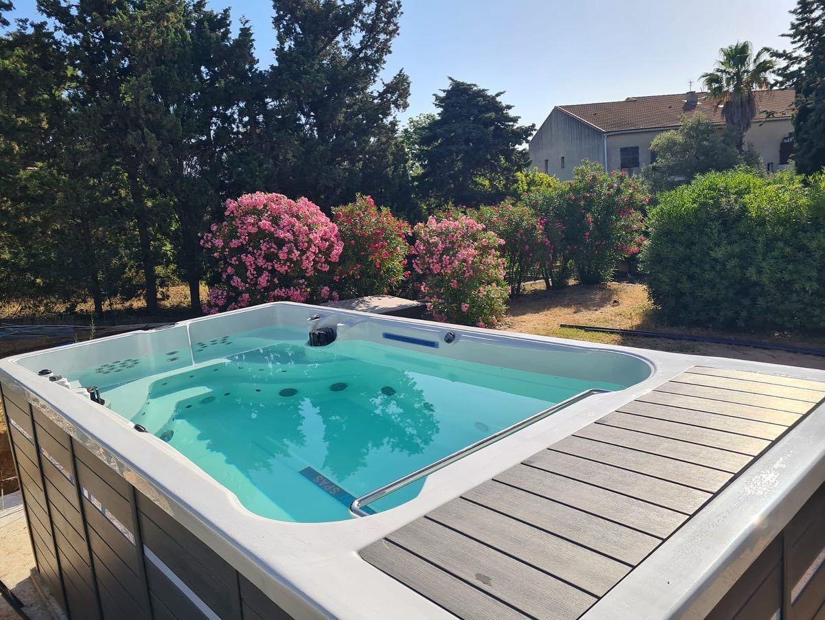 Croissance des spas de nage de -10m2