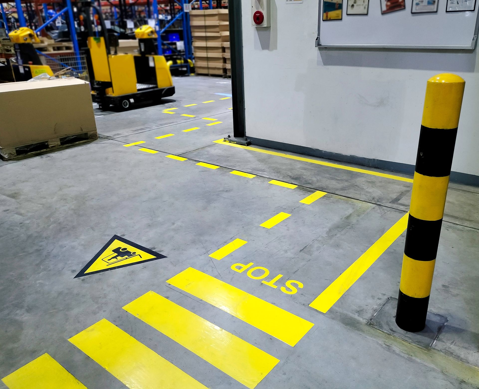 Industrial Floor Markings | Casmac Line Striping