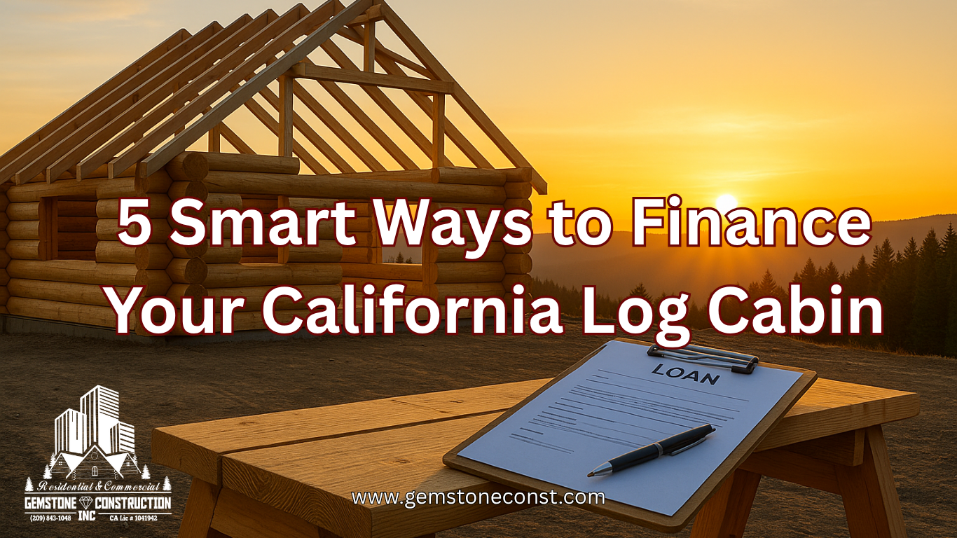 5 Smart Ways to Finance Your California Log Cabin