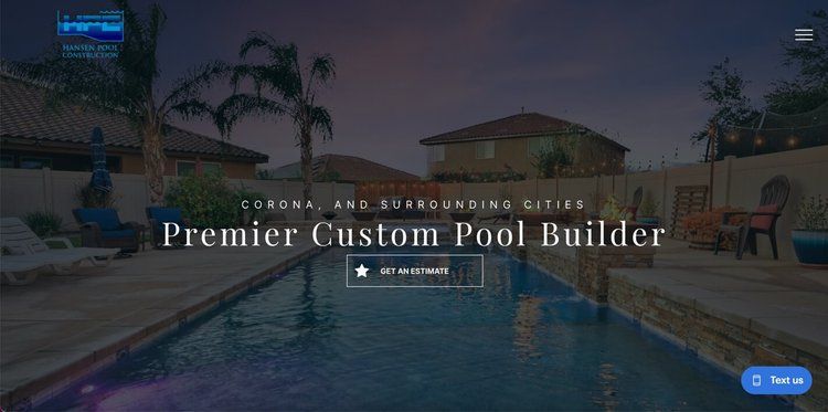 Website Design for Pool Builders: Poologics