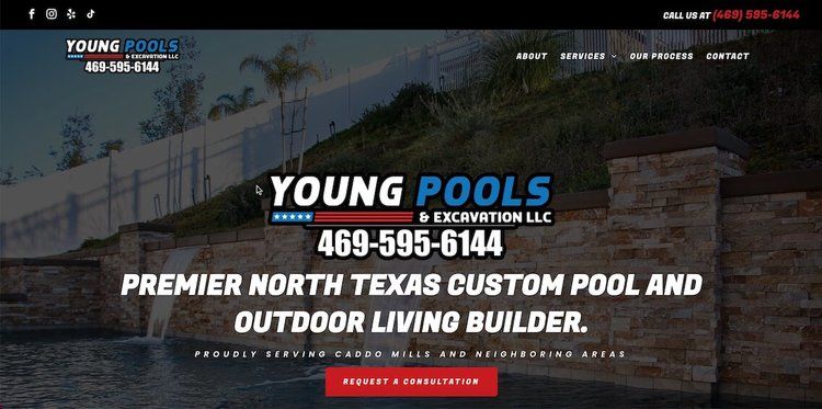 Website Design for Pool Builders: Poologics