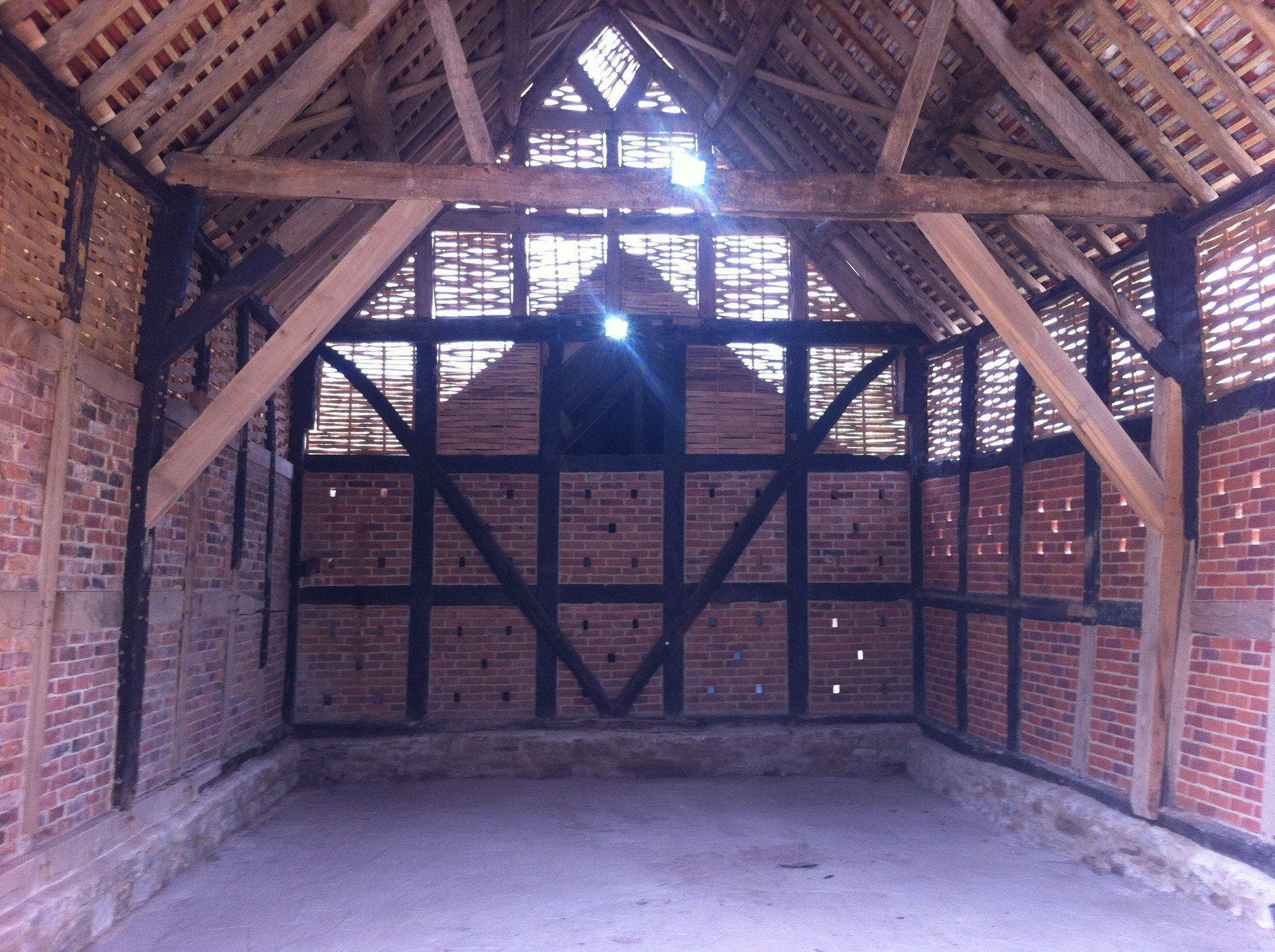 The quality of the restoration of this barn over a six month period was ...