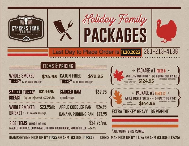 Cypress Trail Hideout | Pappa Charlies BBQ