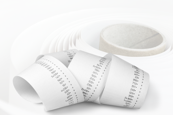 Thermal paper rolls for autoclaves.