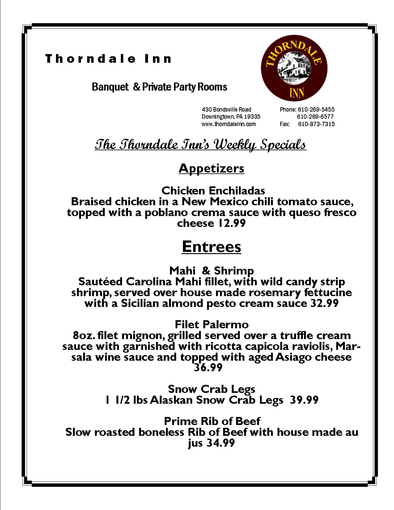 HOME [thorndaleinn.com]