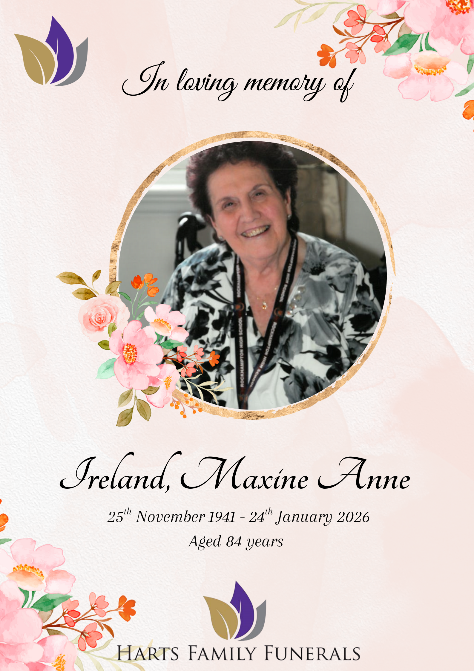 IRELAND, Maxine Anne Ireland