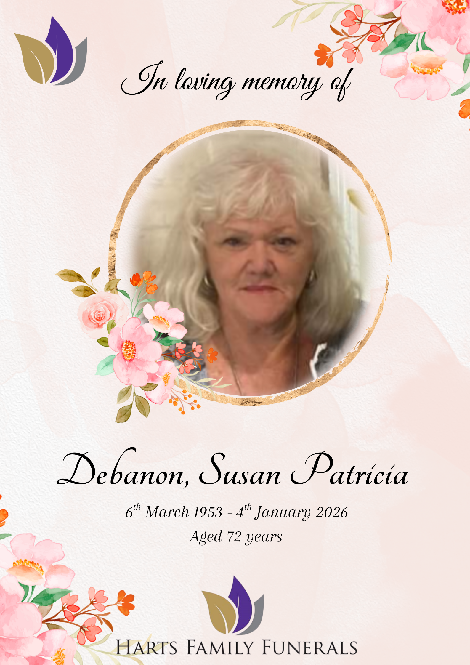 DEBANON, Susan Patricia