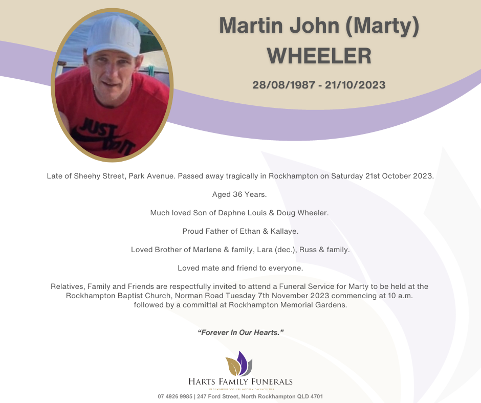 WHEELER, Martin John (Marty)
