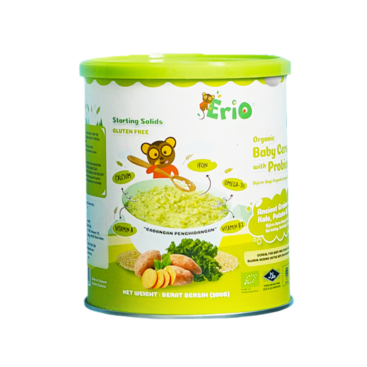 Erio® Organic Baby Cereal with Probiotics