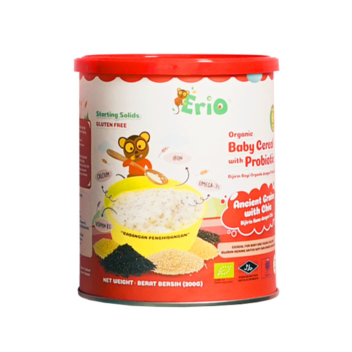 Erio® Organic Baby Cereal with Probiotics