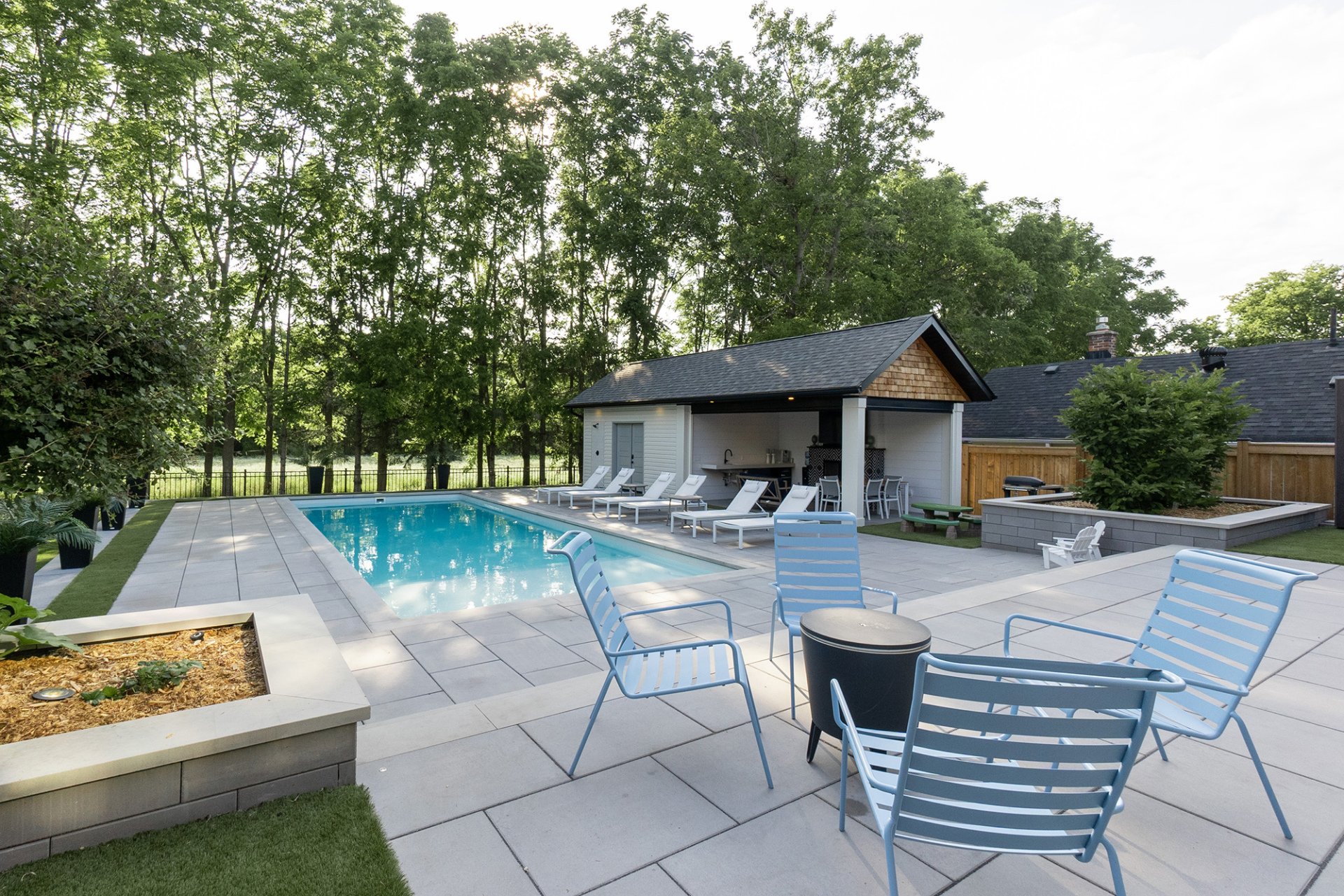Scenic View Landscaping - Featured Projects - Brooklin Pool Installation