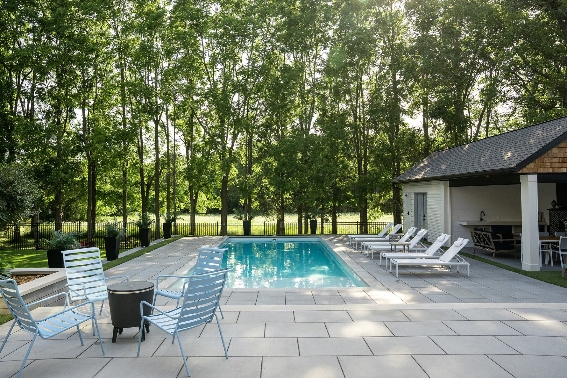 Scenic View Landscaping - Featured Projects - Brooklin Pool Installation