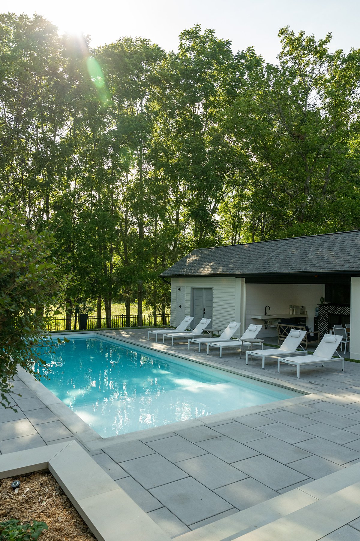 Scenic View Landscaping - Featured Projects - Brooklin Pool Installation