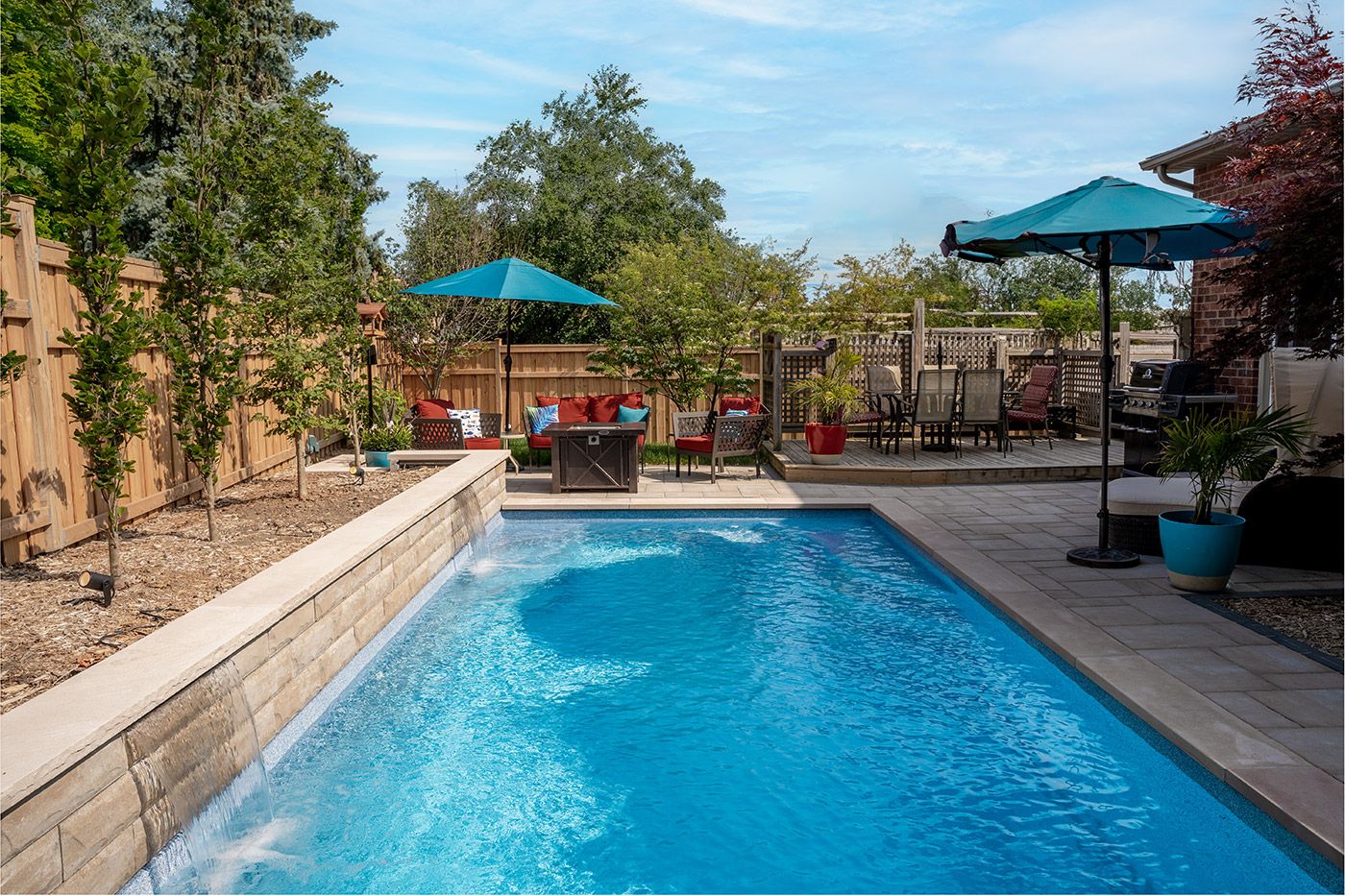 Scenic View Landscaping - Featured Projects - Resort Backyard Whitby