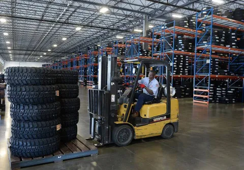 Discount tire warehouse store