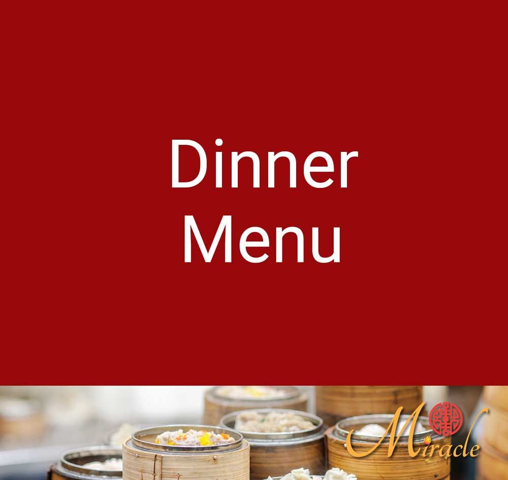 Menu | Miracle Asian | Nelson NZ