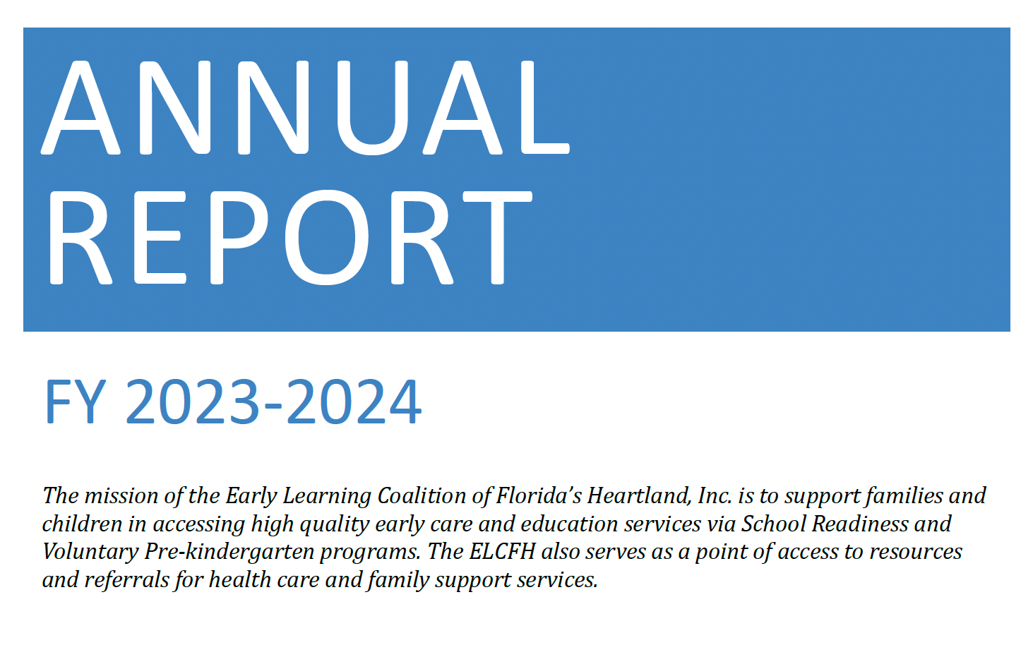 Early Learning Coalition of Florida's Heartland | Childhood Education