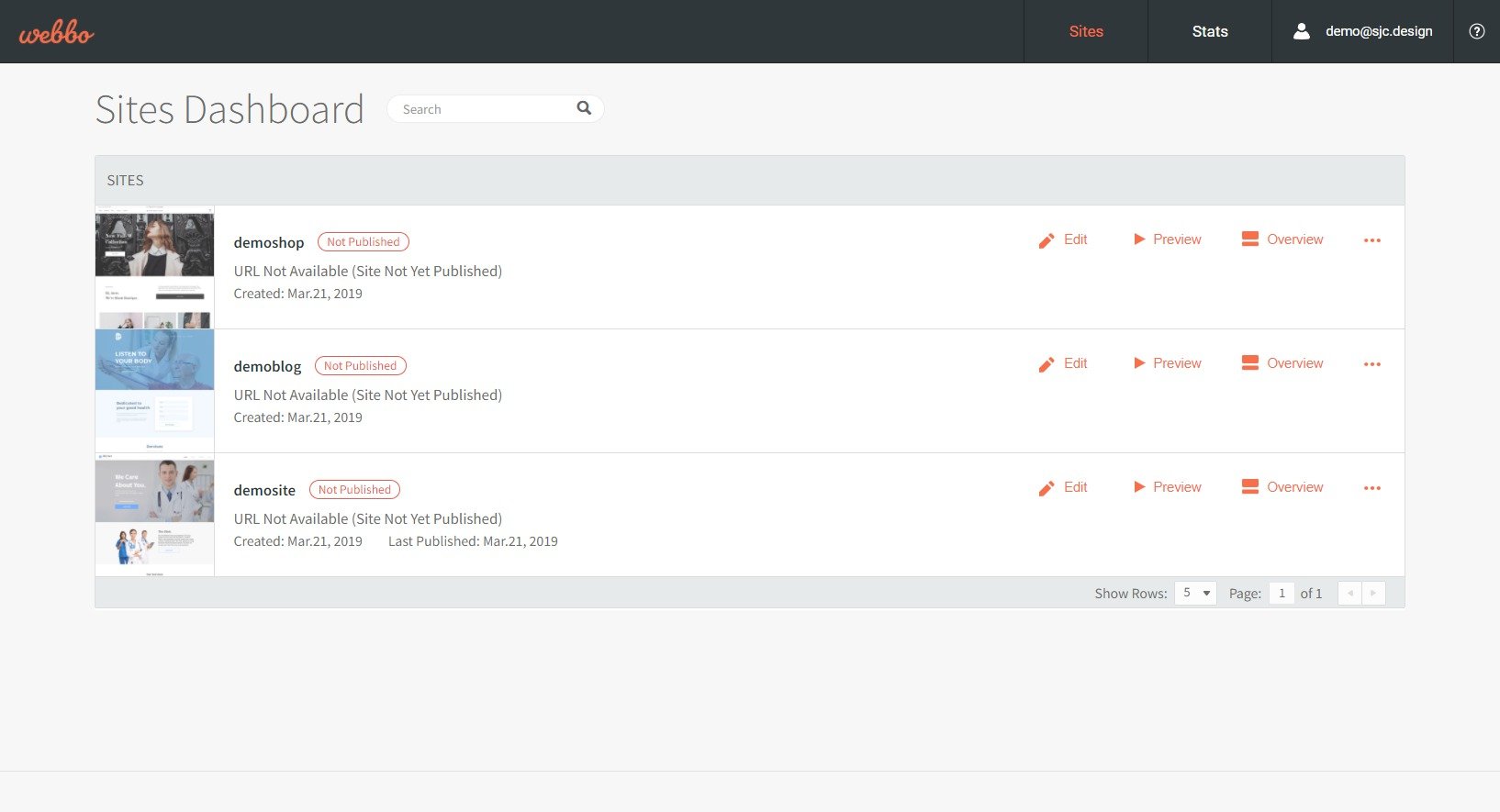 Webbo Free Website Builder - No Code Platform without Limitations