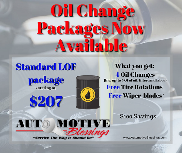 Specials - Automotive Blessings