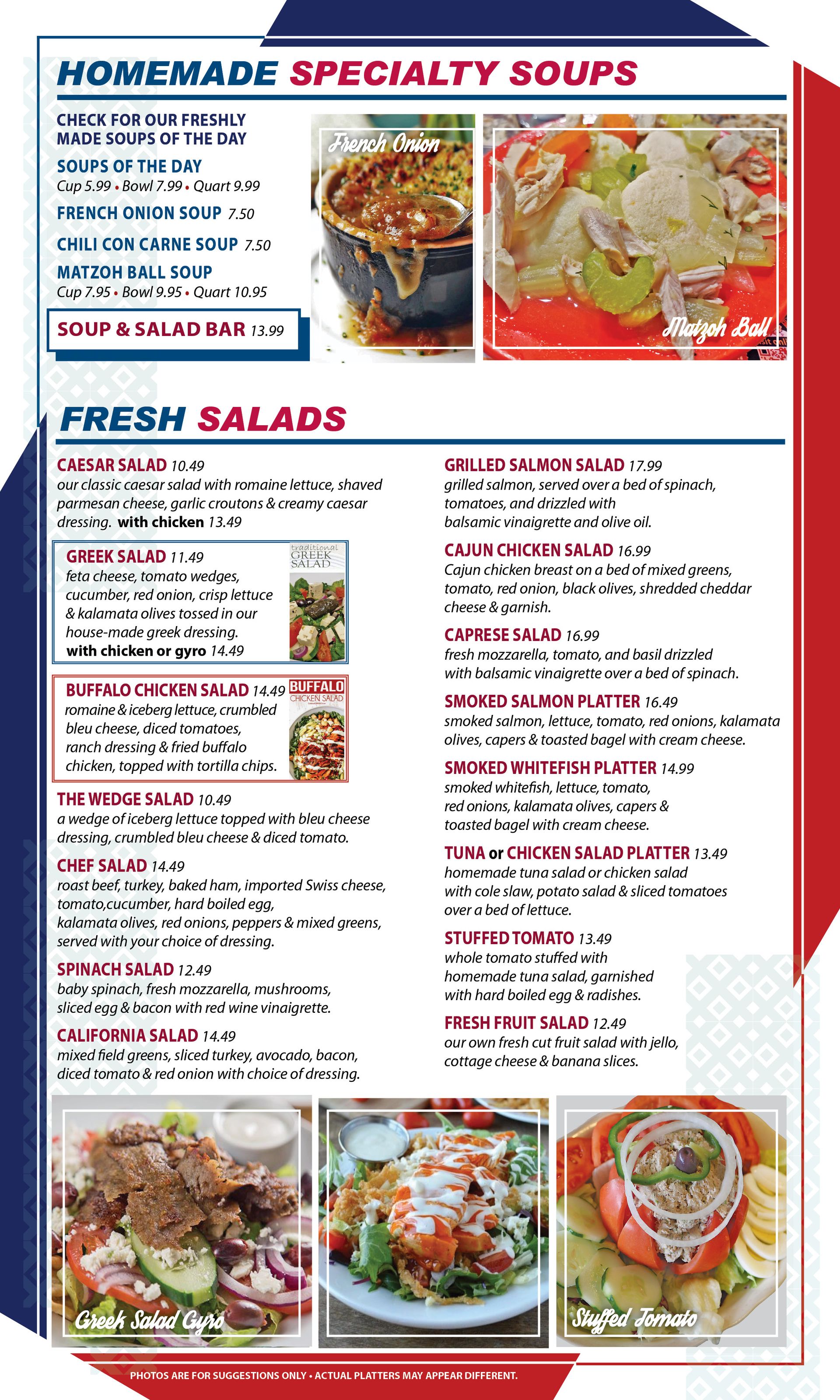 Andy's Diner & Pub Menu