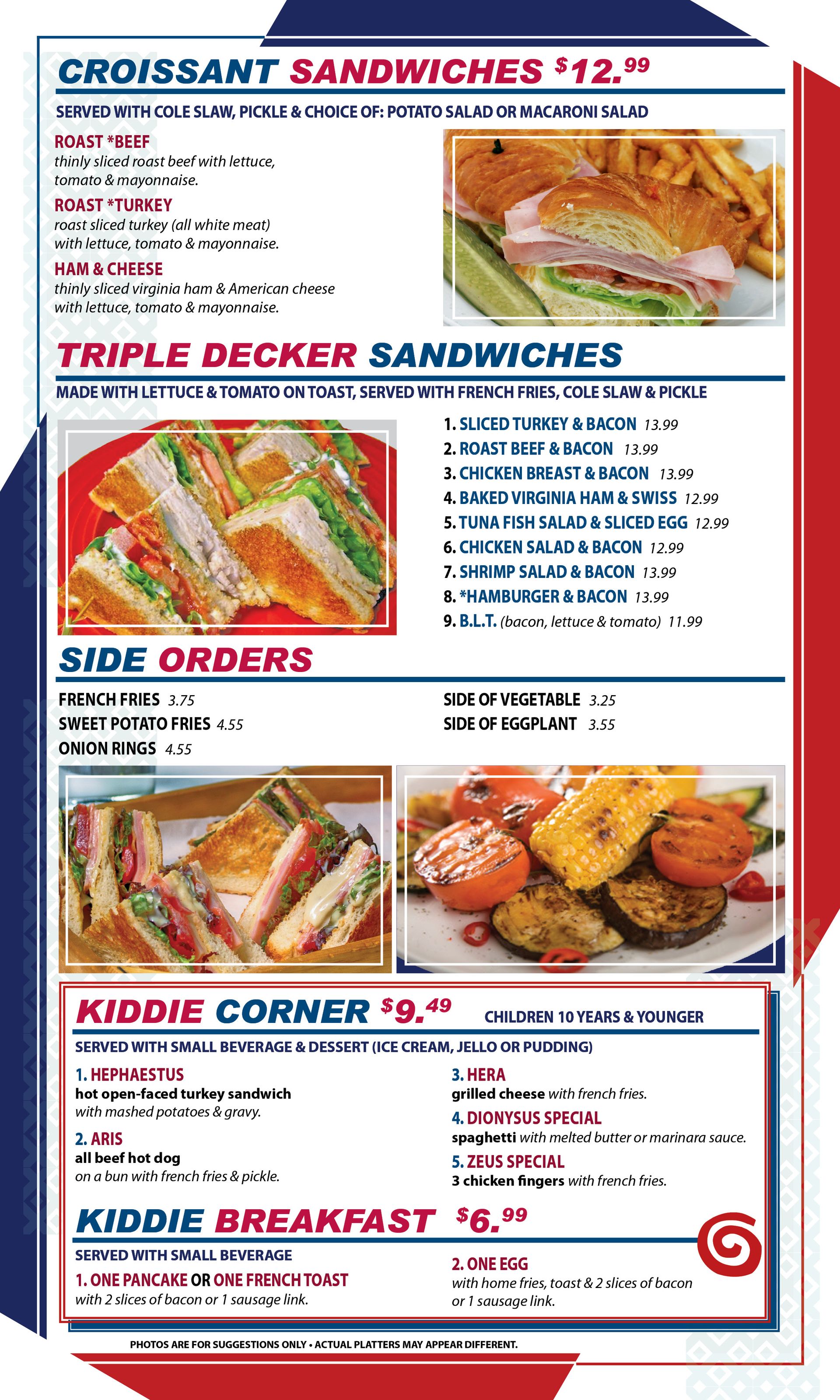 Andy's Diner & Pub Menu