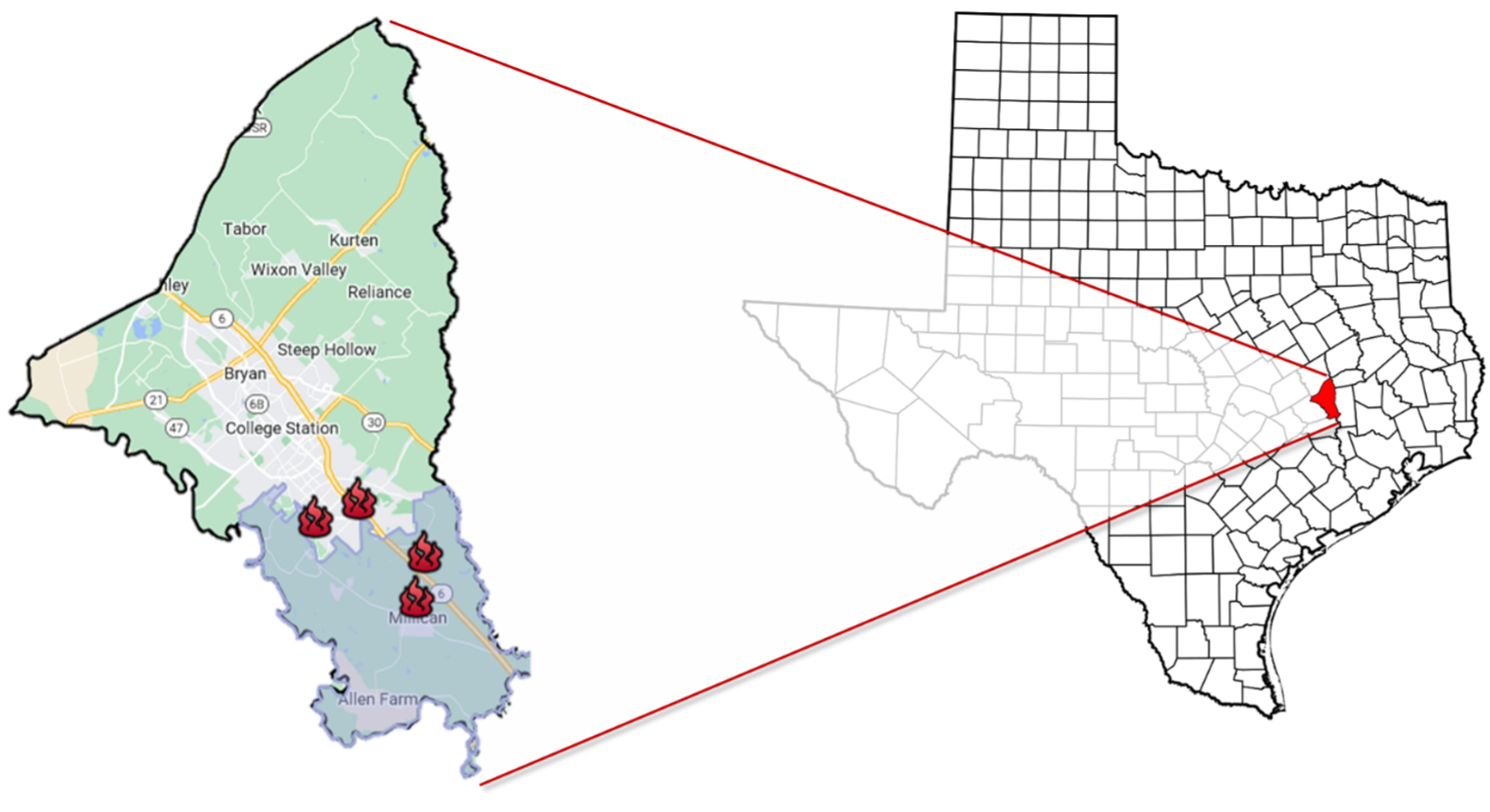 District Map | Brazos County ESD #1