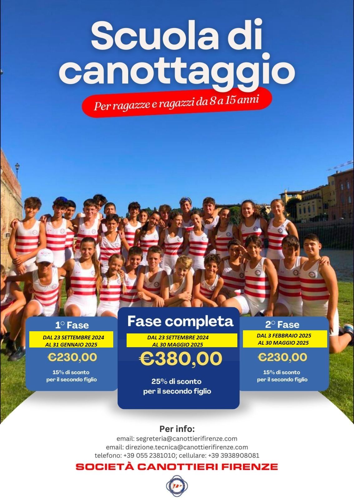 Summer Rowing School | Società Canottieri Firenze