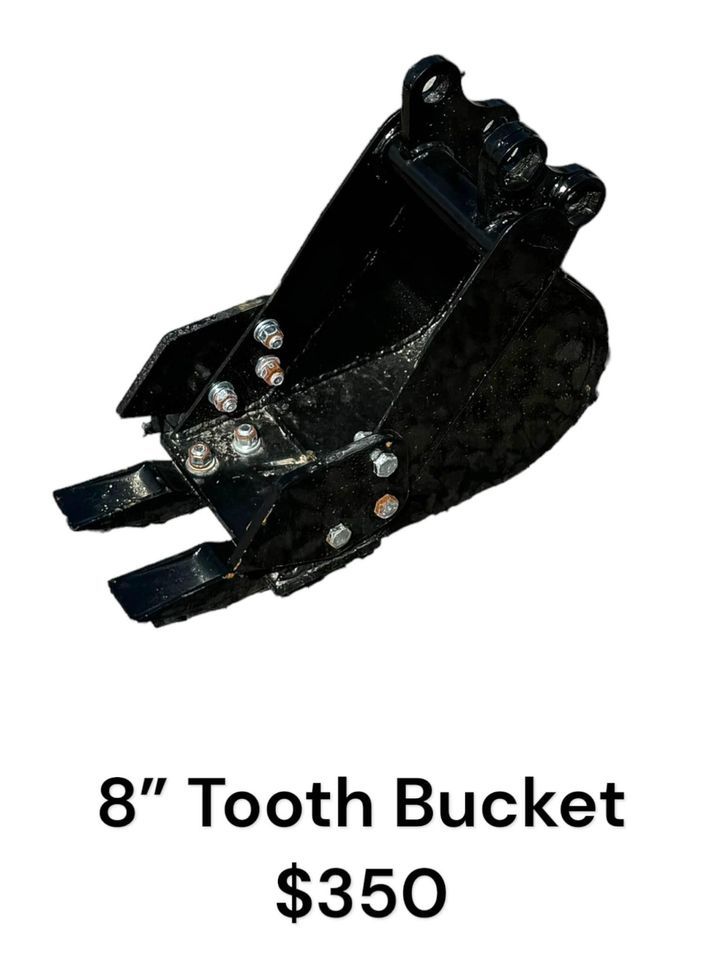 1-Ton Mini Excavator Attachments (Fits AGT QH12, H12, H13, VA13, H15, VA15)