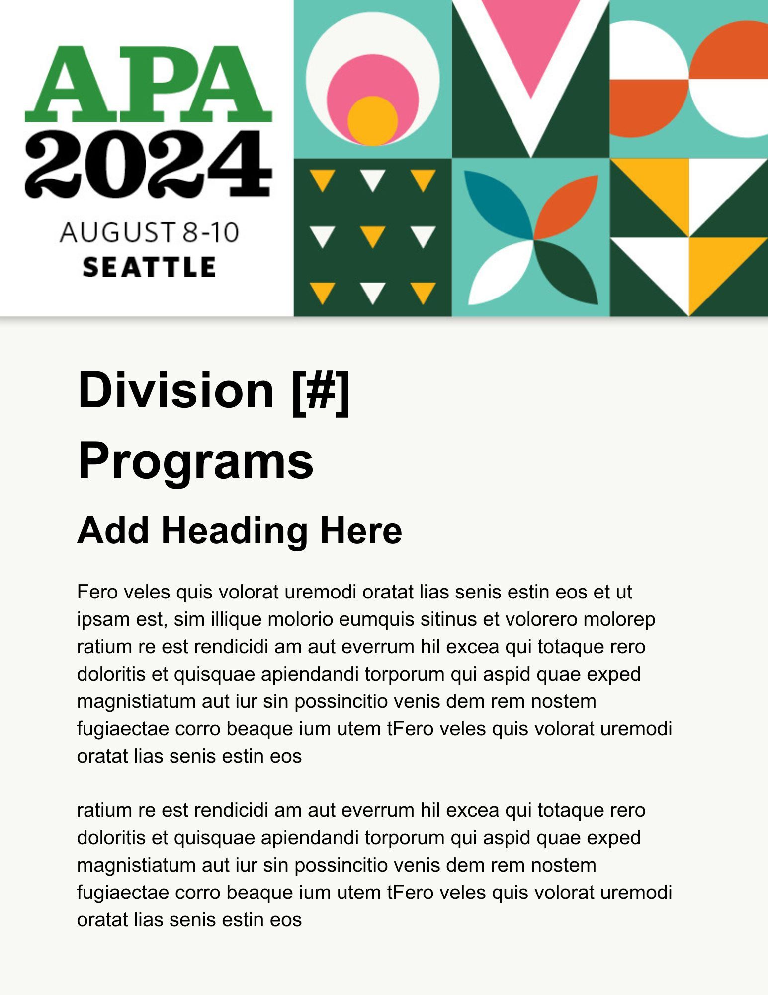 Division Marketing Toolkit - APA Convention 2023