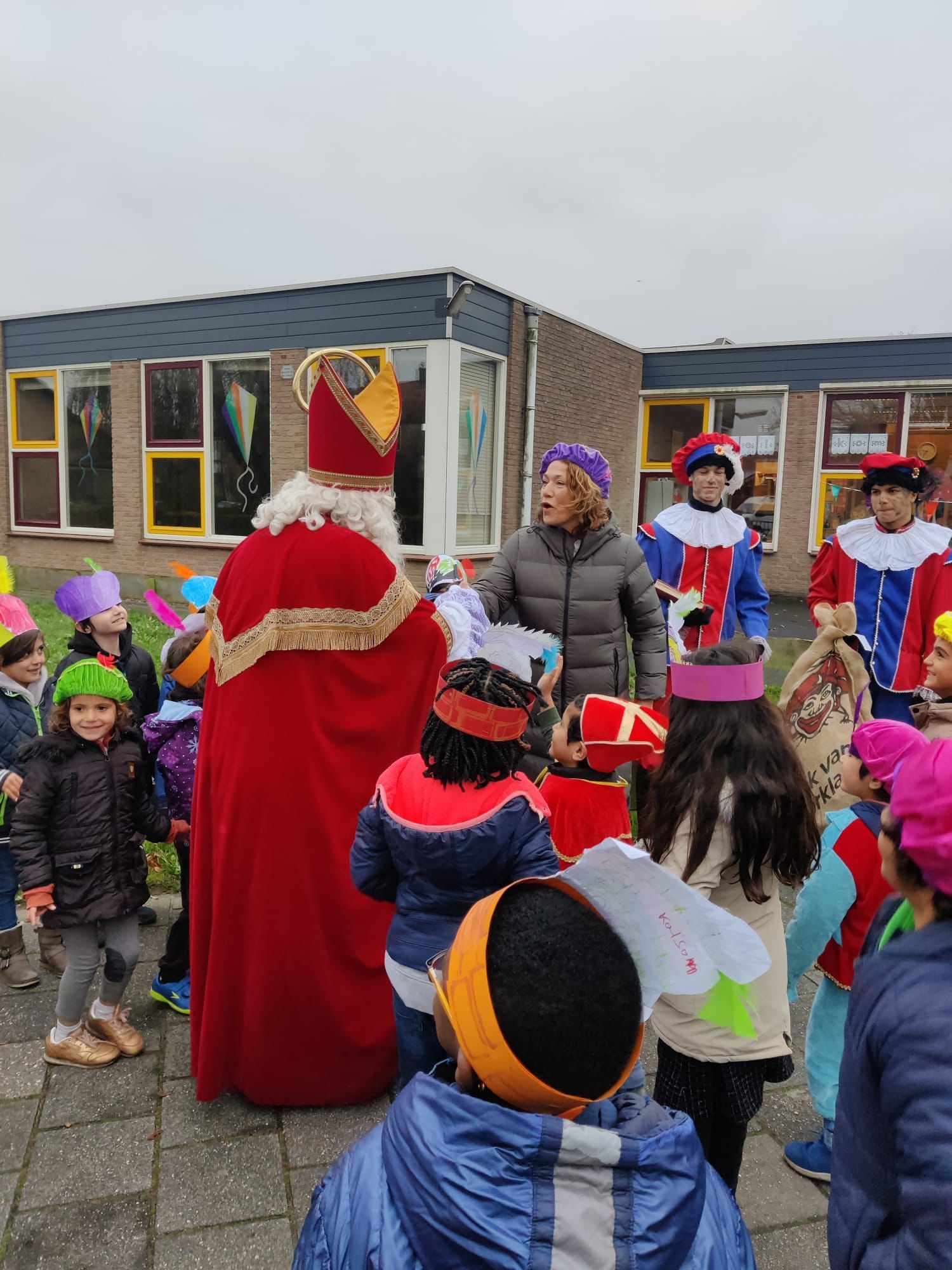 Sinterklaas op school