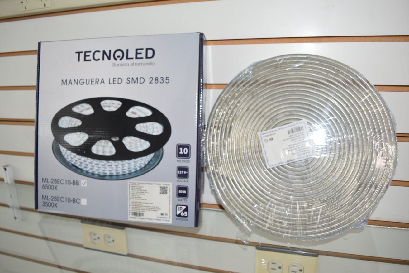 MANGUERA LED 10 MTS IP65 6500K C/ACCESORIO