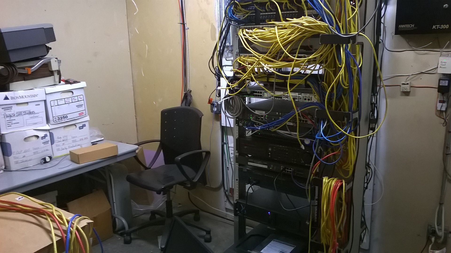 Data Cable Management | Dallas, TX | Server Room Remodel