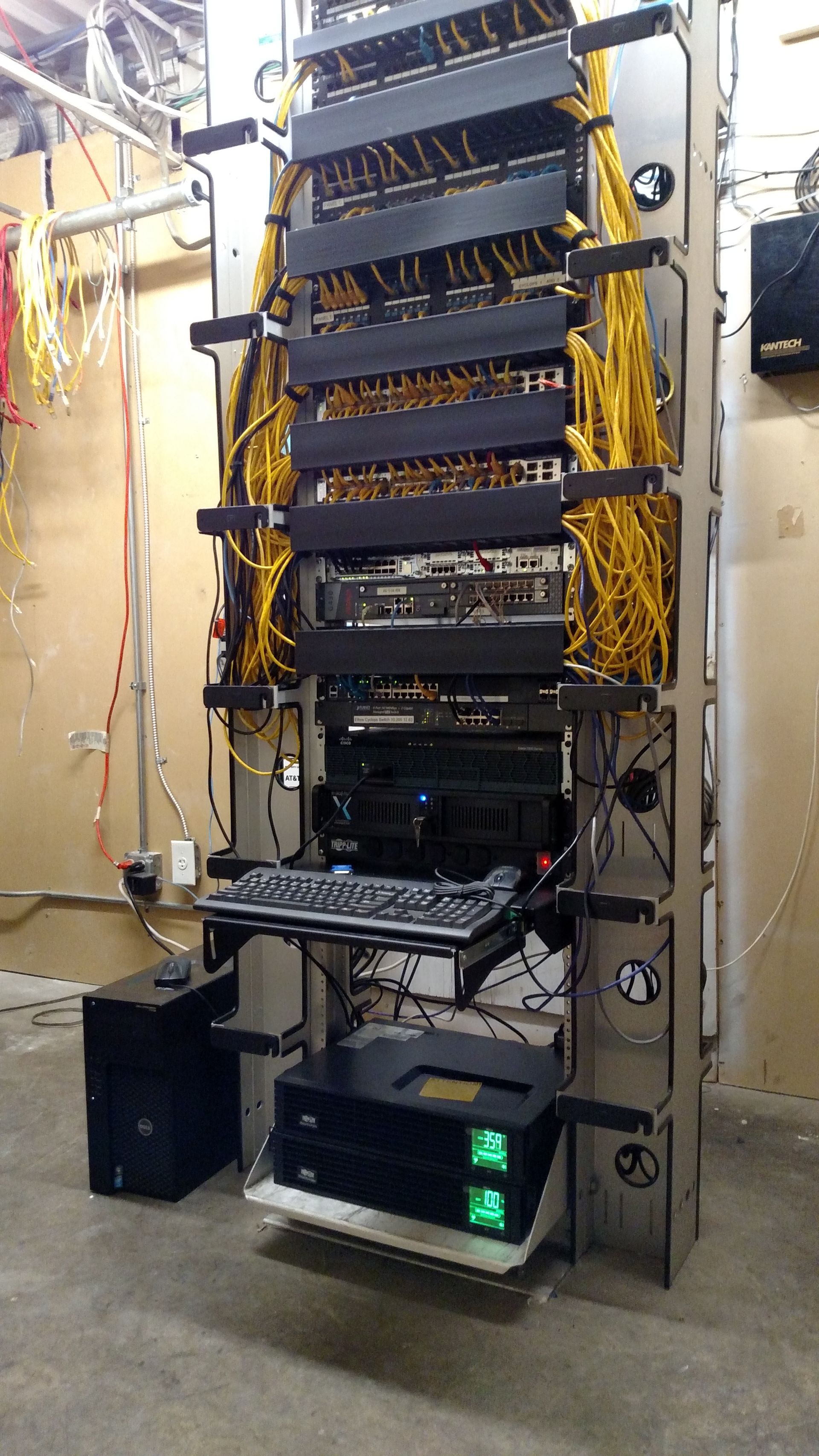 Data Cable Management | Dallas, TX | Server Room Remodel
