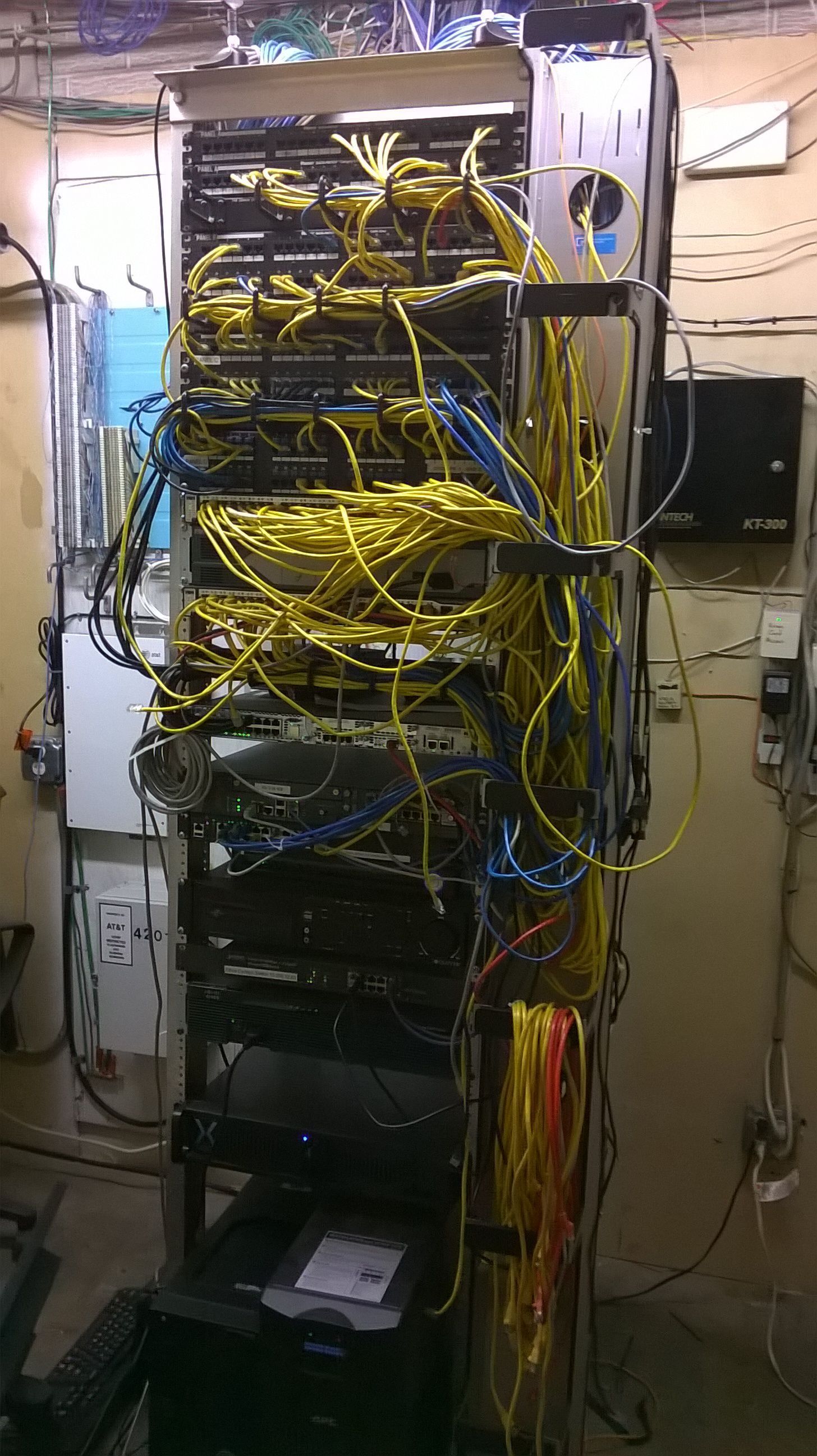 Data Cable Management | Dallas, TX | Server Room Remodel