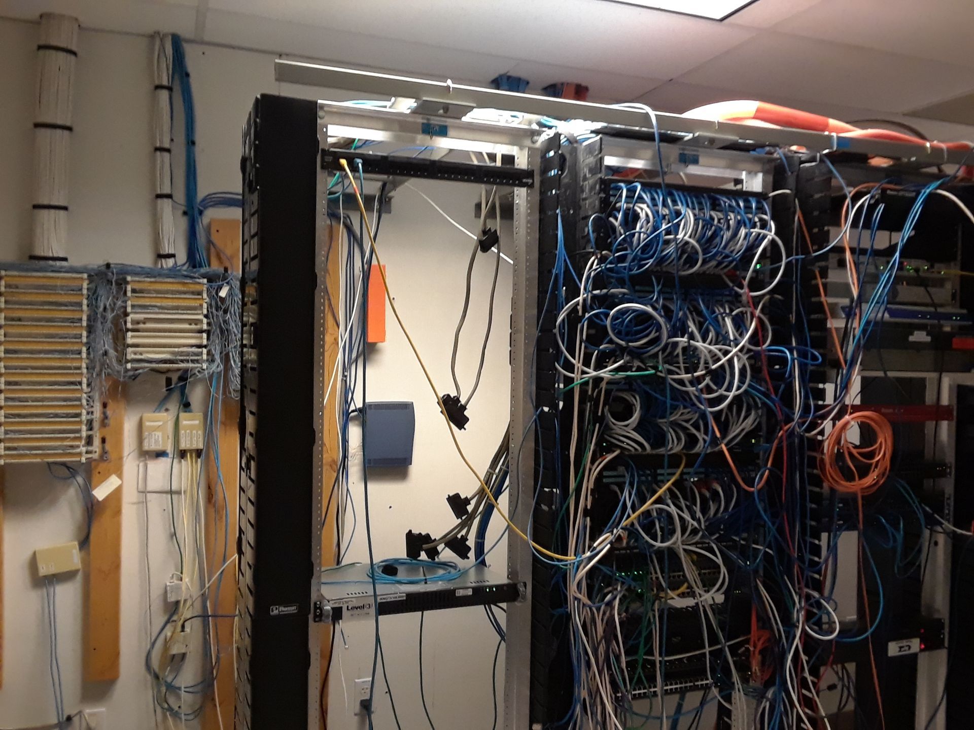 Data Cable Management | Dallas, TX | Server Room Remodel