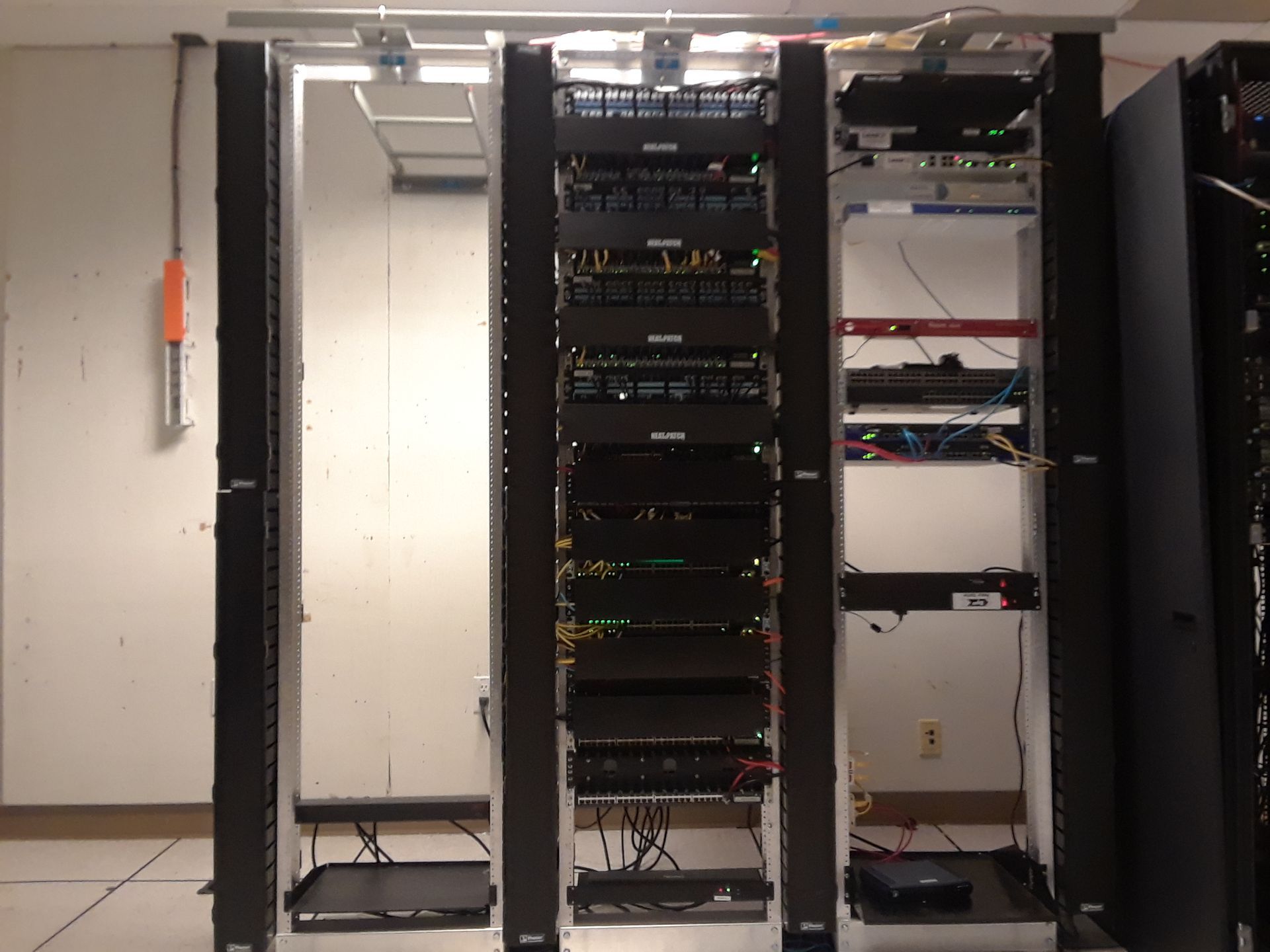 Data Cable Management | Dallas, TX | Server Room Remodel