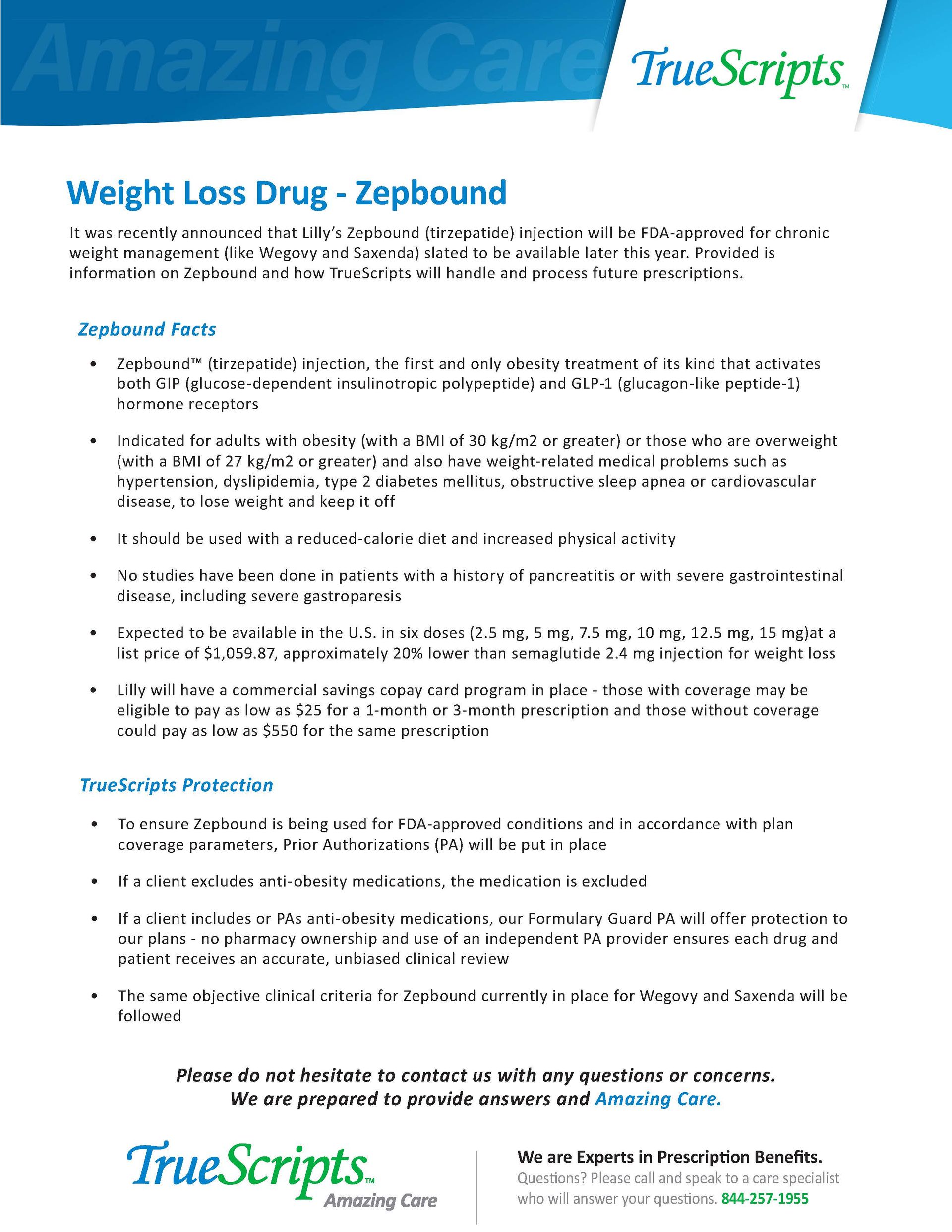Weight Loss Drug - Zepbound