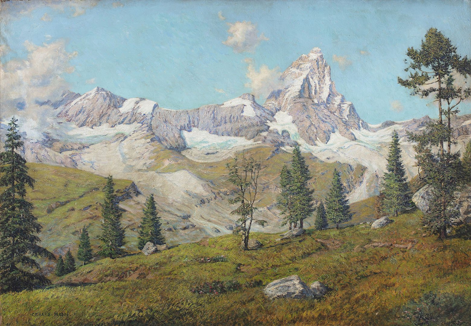 Phidias - Quadro dell'artista Cesare Maggi firmato