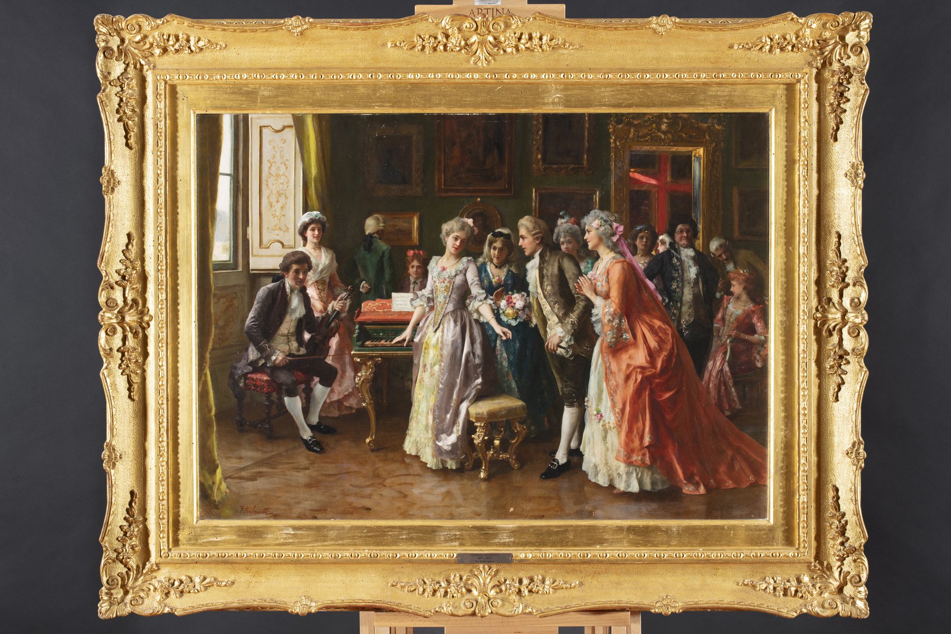 Nineteenth century painting, Federico Andreotti painter