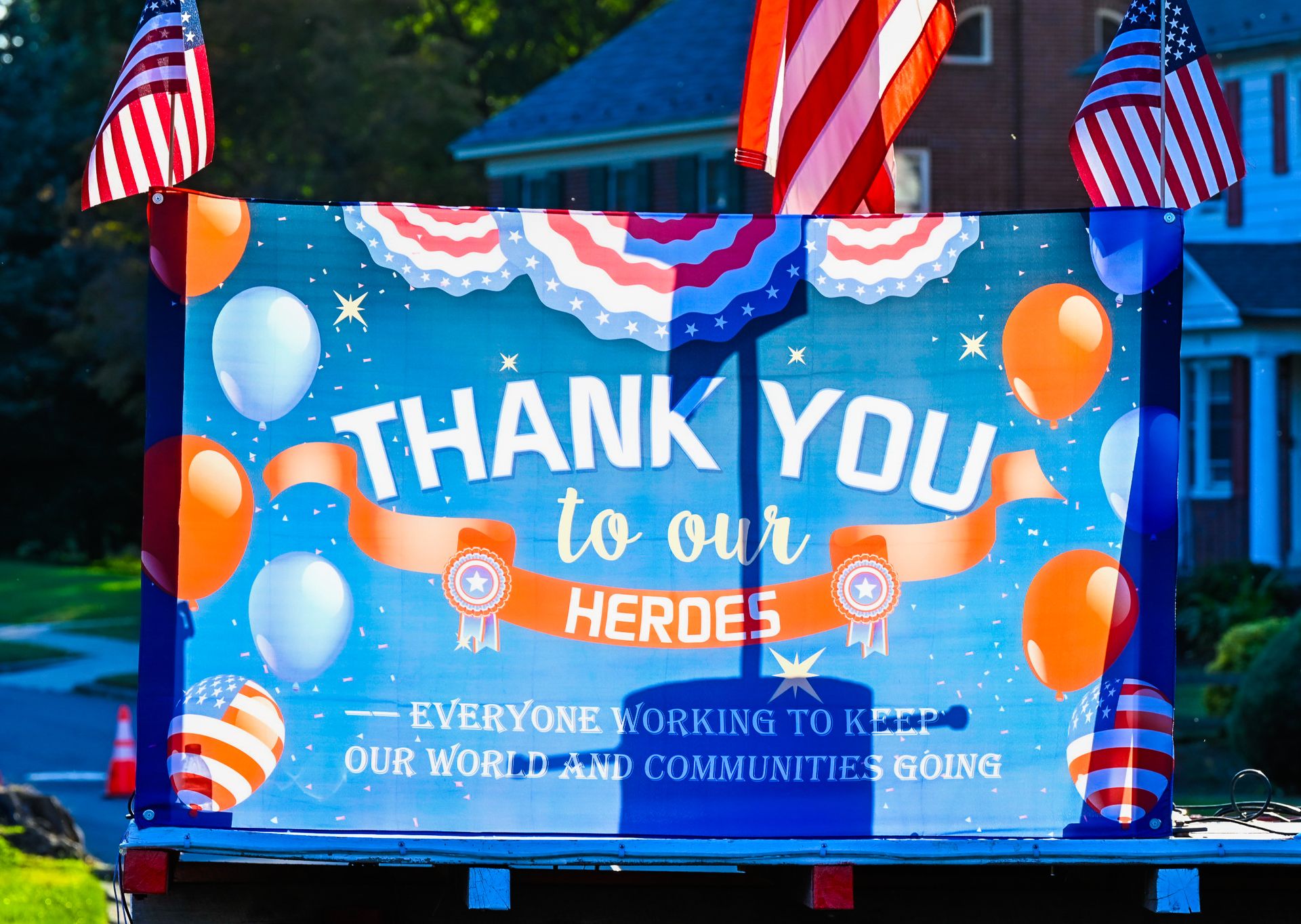 Hometown Heroes Banner Hanging Ceremony: A Heartfelt Thank You