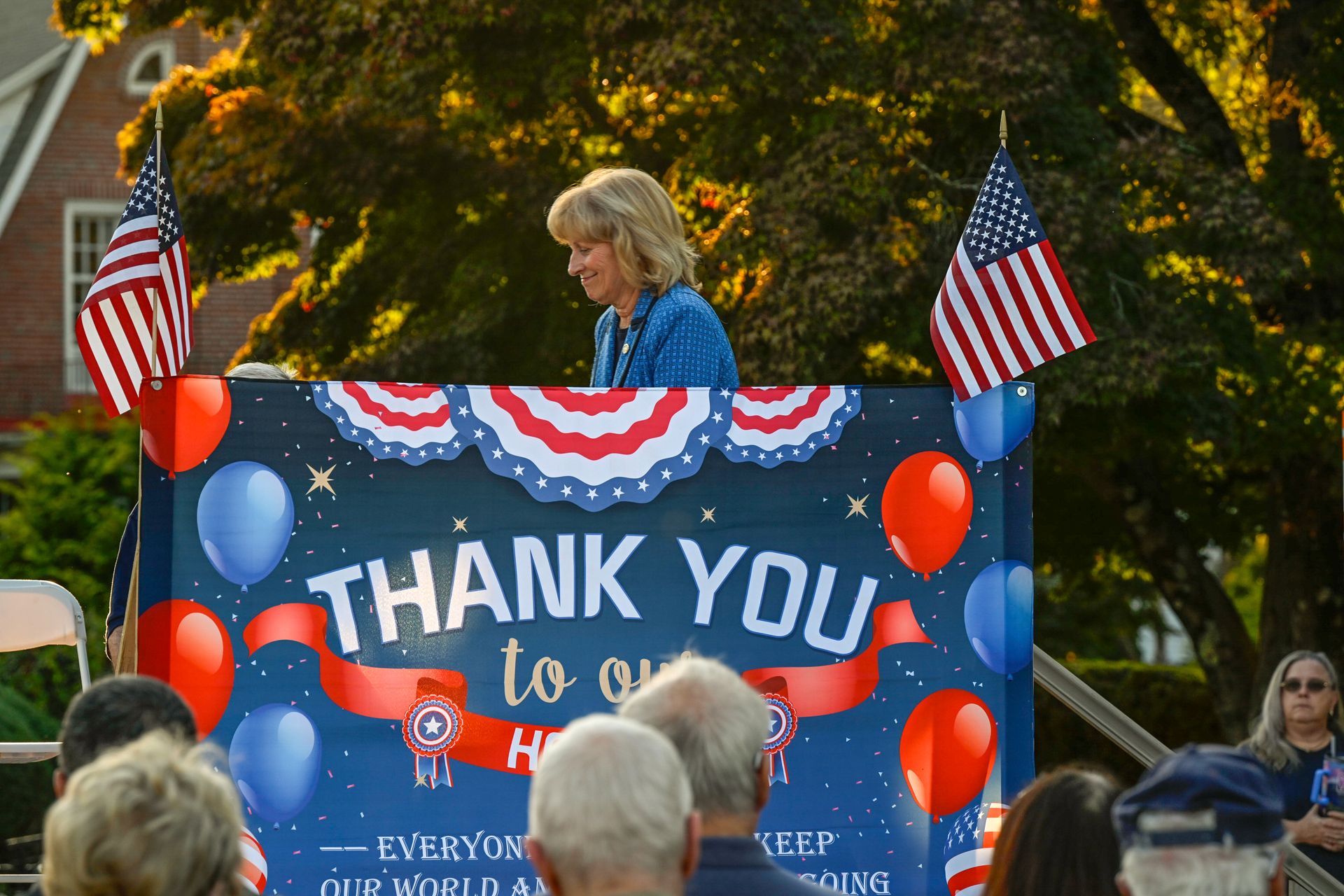 Hometown Heroes Banner Hanging Ceremony: A Heartfelt Thank You