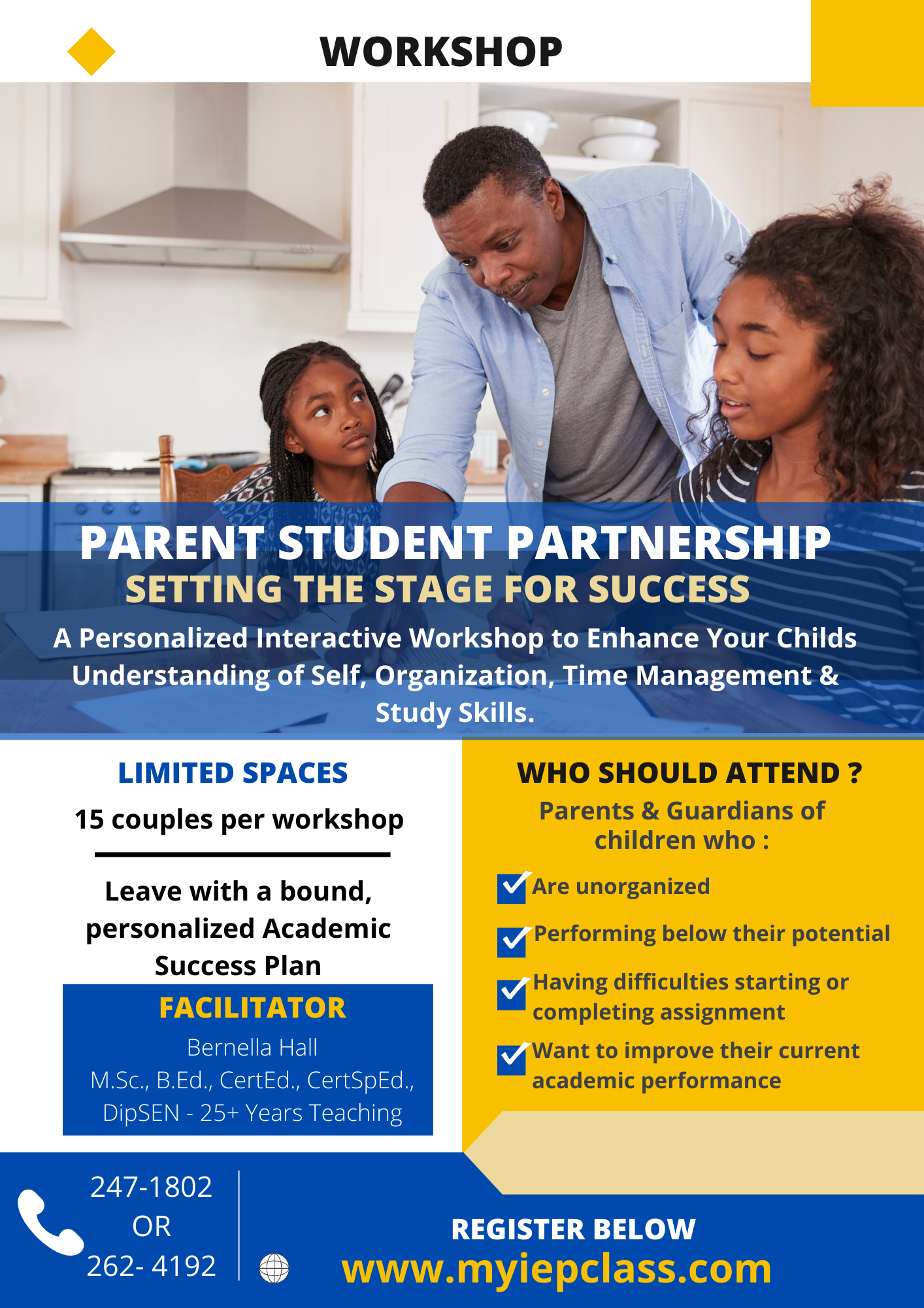 Parent Workshops | Elite Academic Support Services | Barbados