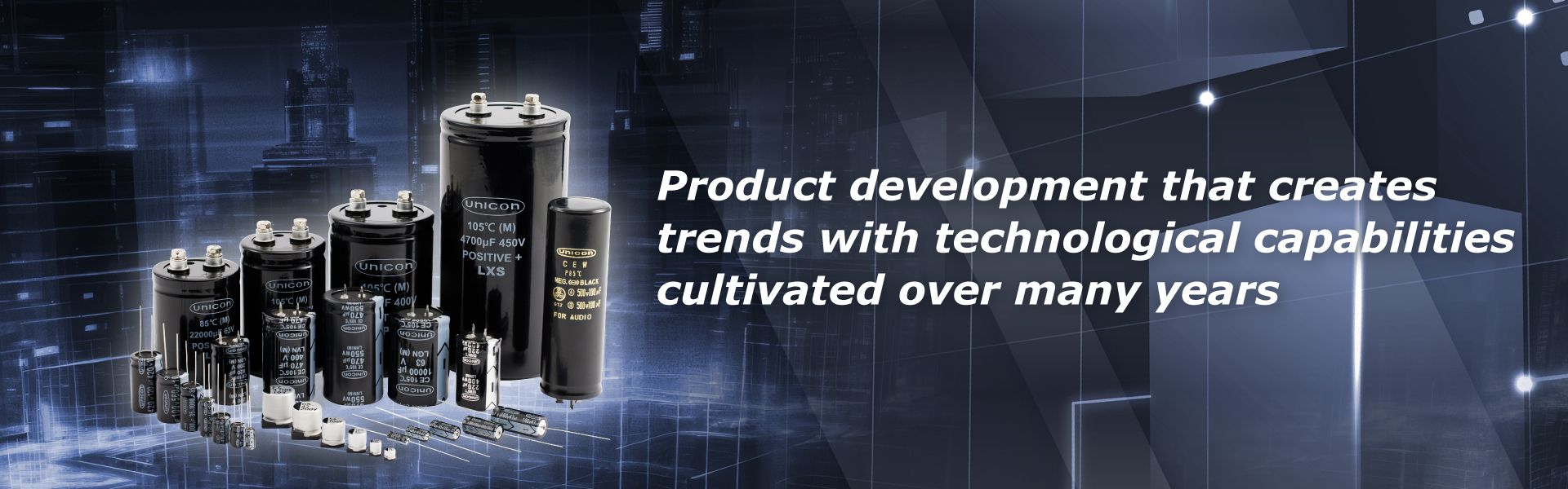 Aluminum Electrolytic Capacitors ,UNICON,Japan,uniconcap,Aluminum ...