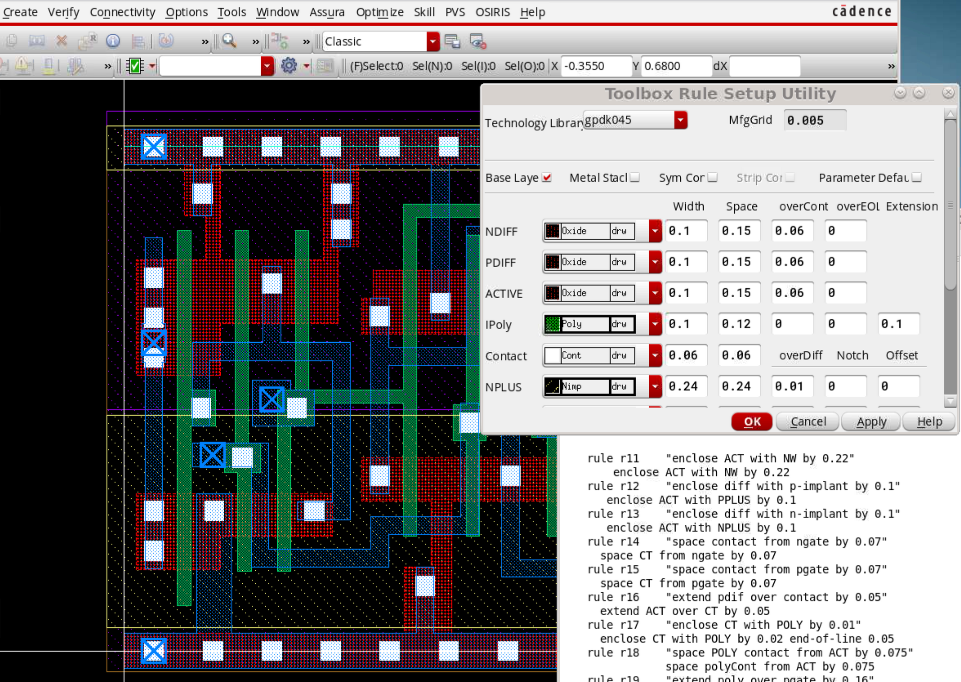 Standard Cell circuit IP migration between foundries and processes
