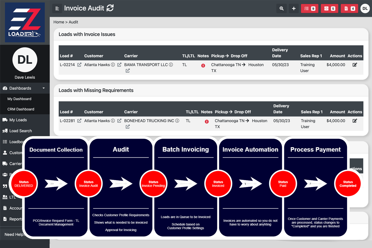 EZ Loader TMS: Freight Broker TMS Software