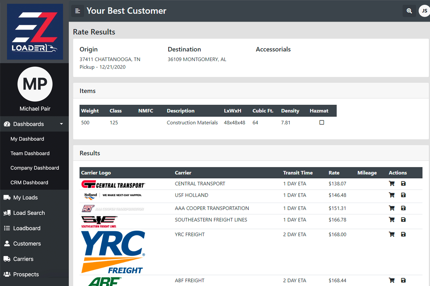 EZ Loader TMS: Freight Broker TMS Software