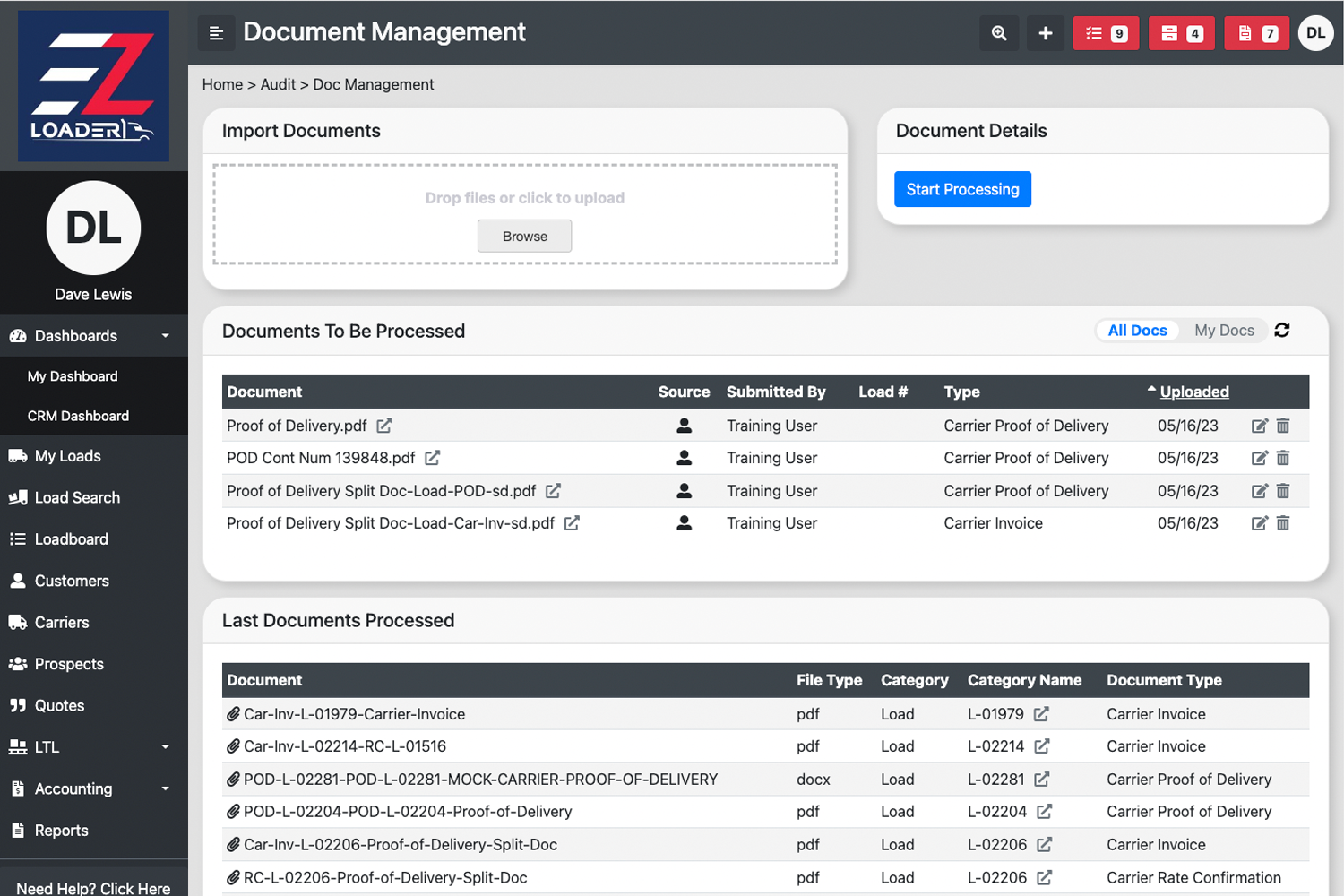 EZ Loader TMS: Freight Broker TMS Software