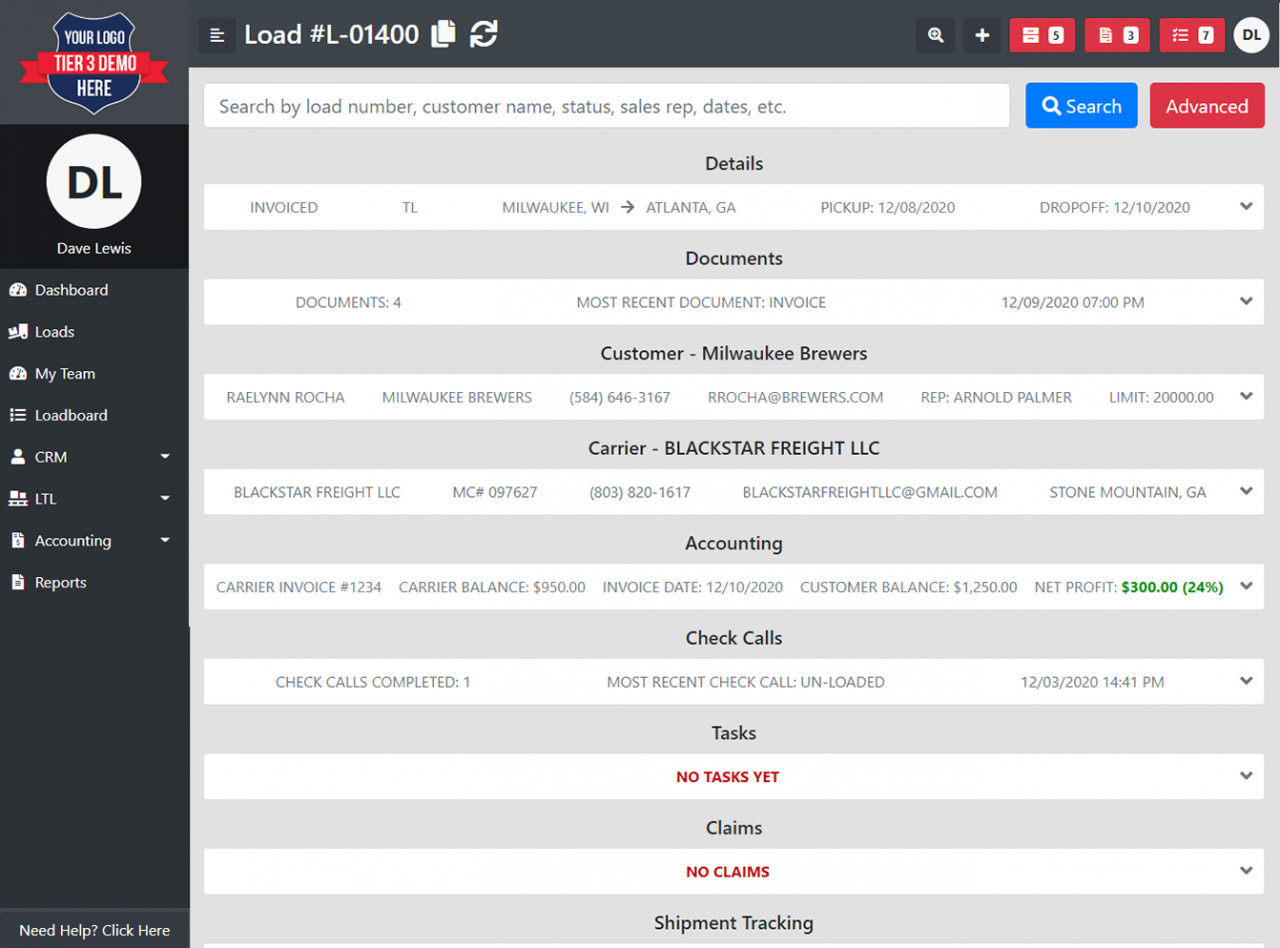 TMS Software Solutions | EZ Loader TMS