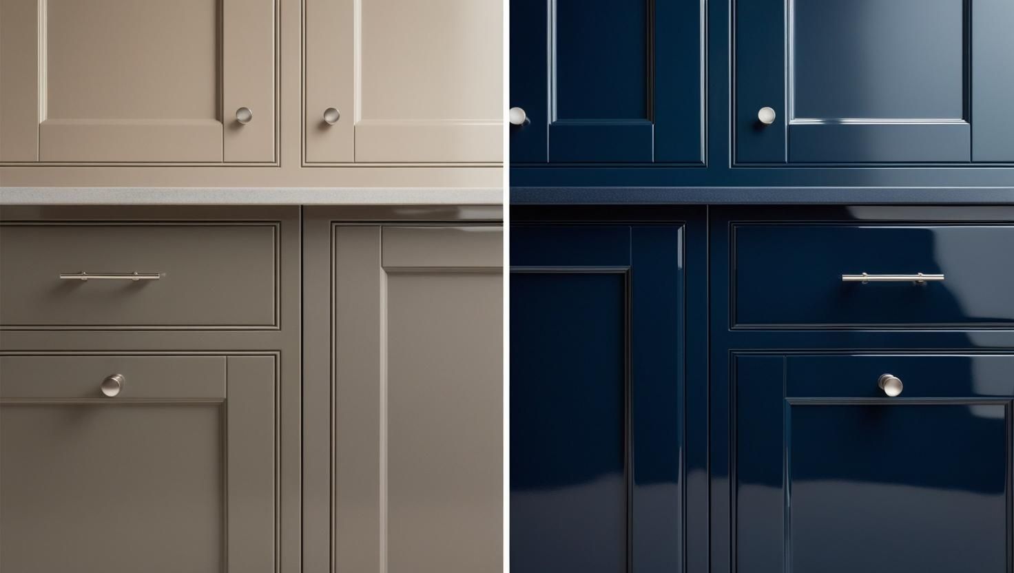 Trending Cabinet Finishes: Matte vs. Glossy